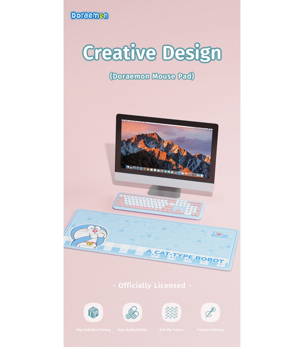 Buy Doraemon Sweetheart Mouse Pad | Handphone Inspiration